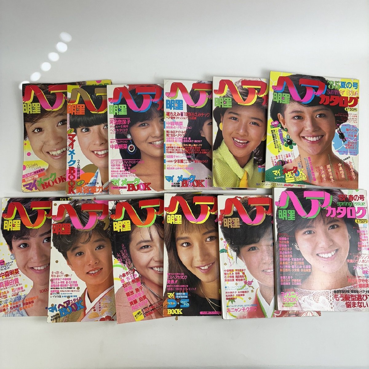 Yahoo!オークション - 長 K522/明星 ヘアカタログ 1980年代 12冊一括 ...