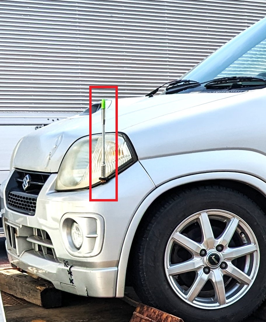 Yahoo!オークション - スズキ Kei HN22 純正コーナーポール｜ライト付...