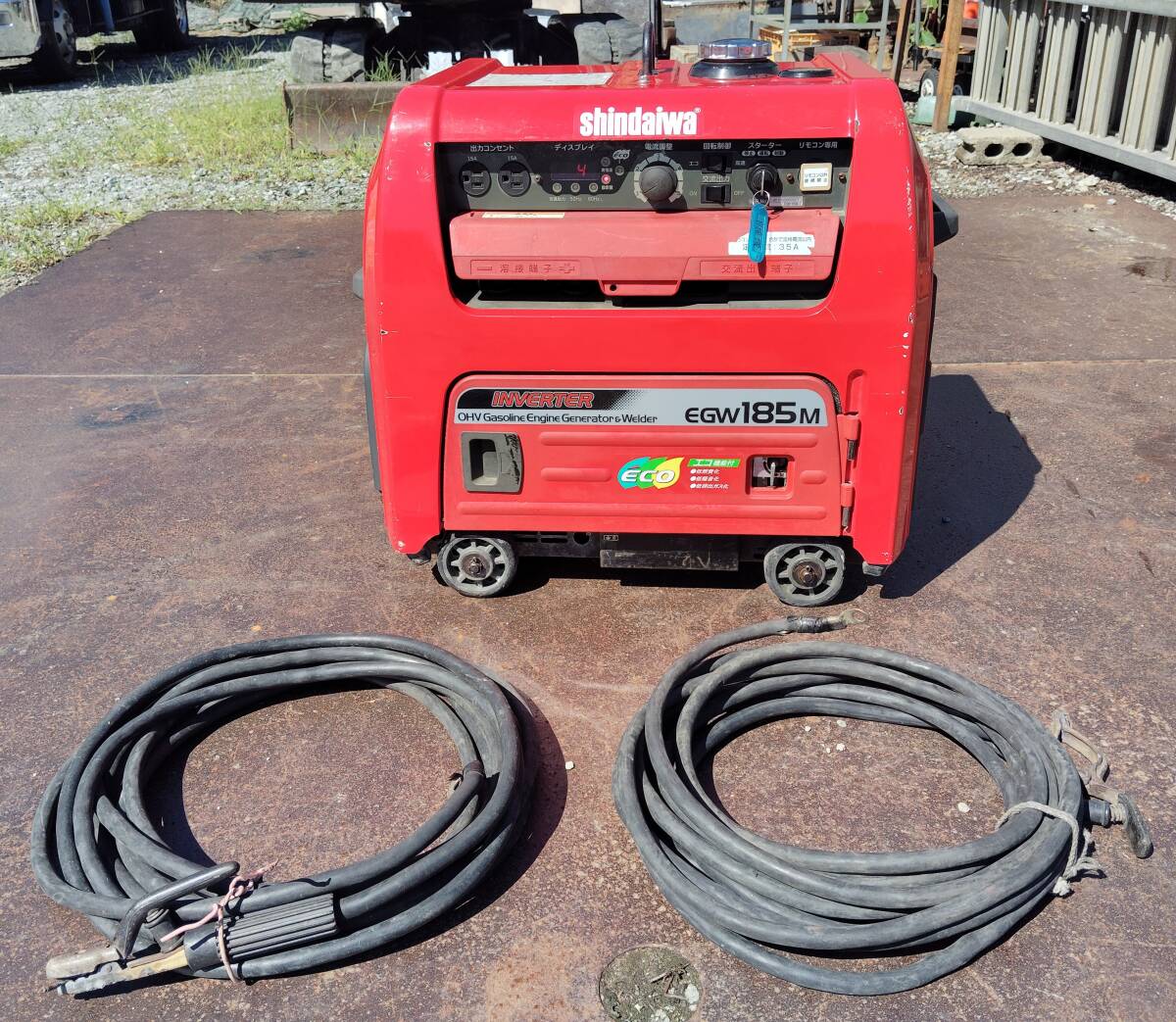 Yahoo!オークション - 低稼働378Hr 新ダイワ インバータ溶接機EGW-185M