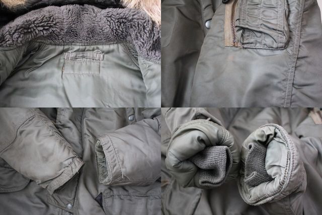 Yahoo!オークション - 実物【N-3B 】USAF コヨーテファー フライトジャ...