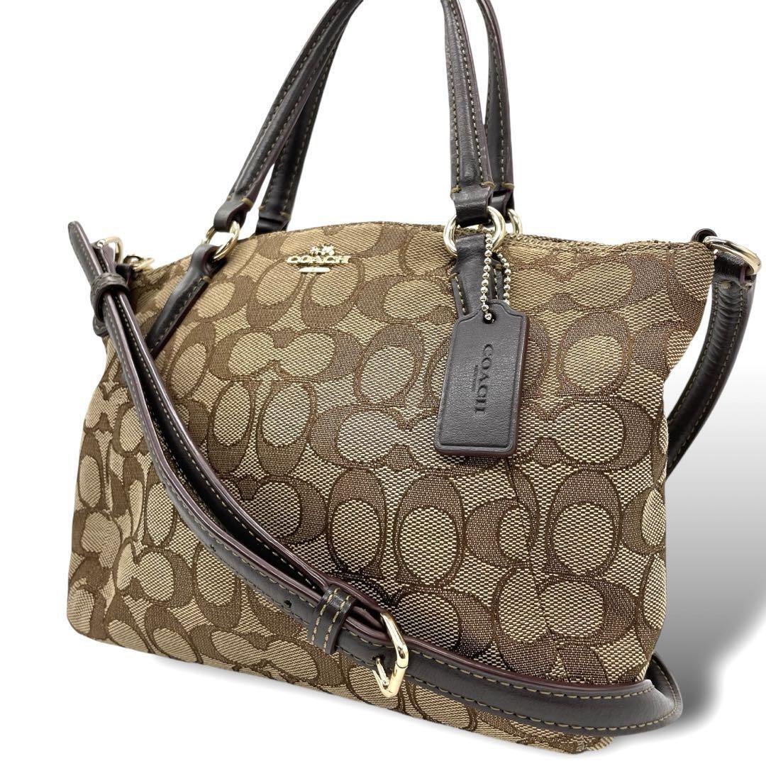 Yahoo!オークション - 美品 COACH コーチ s66 ハンドバッグ f57830 ブ...