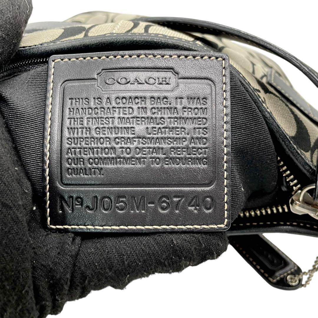 Yahoo!オークション - 美品 COACH コーチ s32 シグネチャー 6740 ショ...