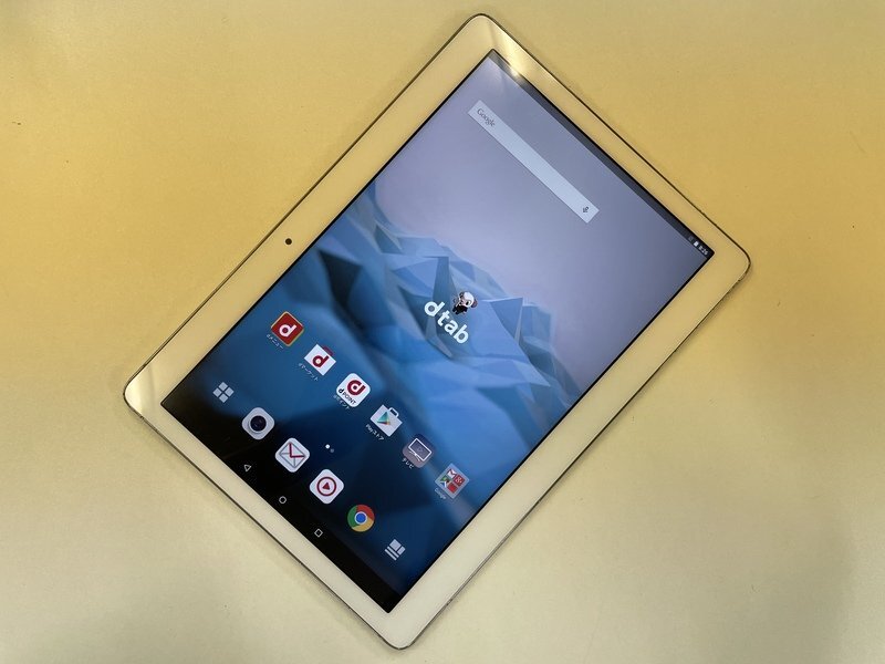 Yahoo!オークション - LA914 docomo dtab d-01H シルバー 判定 ジャン...