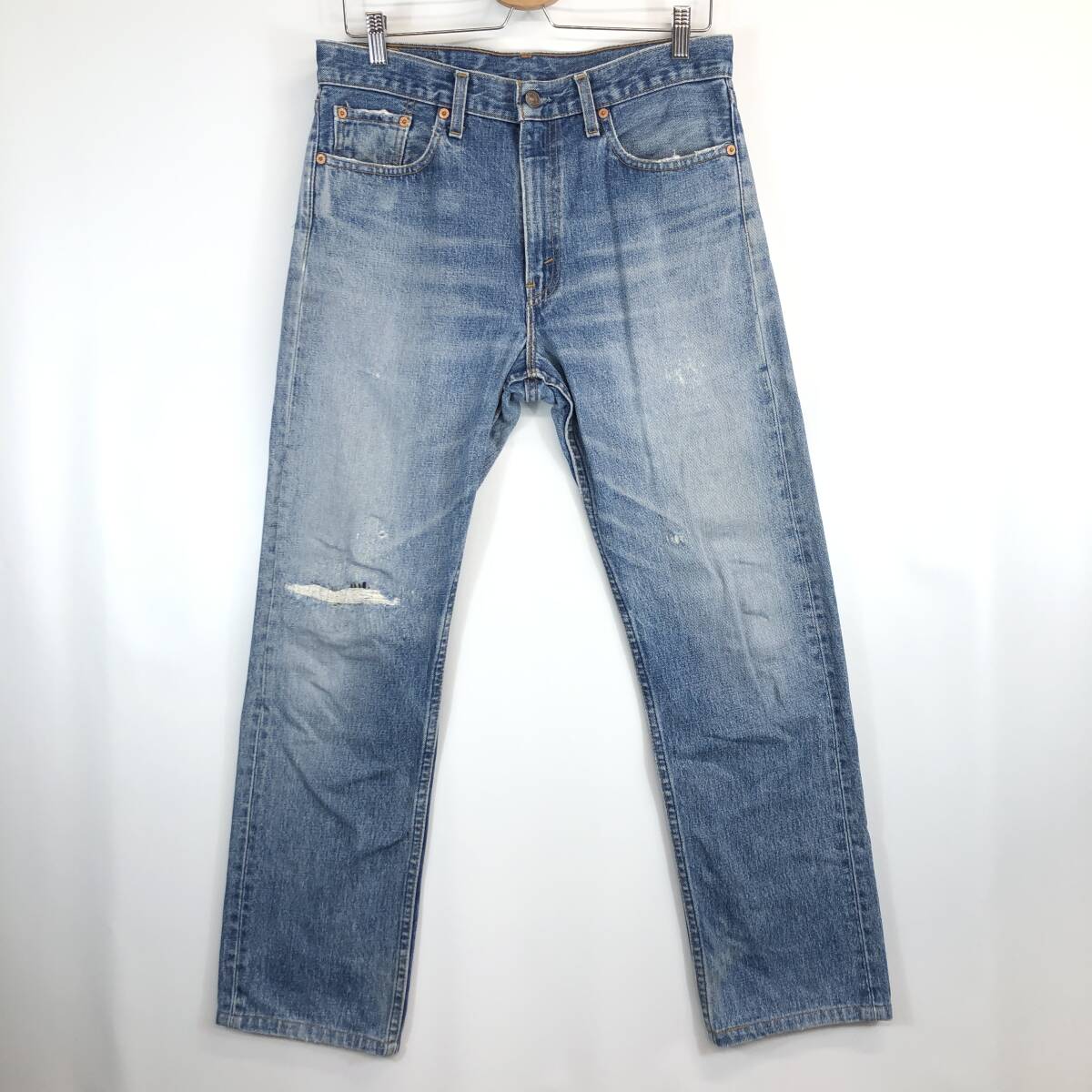 00s USA製 リーバイス 505 デニムパンツ W32 505-03 ボタン裏379 00s USA製 リーバイス 505 デニムパンツ W32 505-03 ボタン裏379