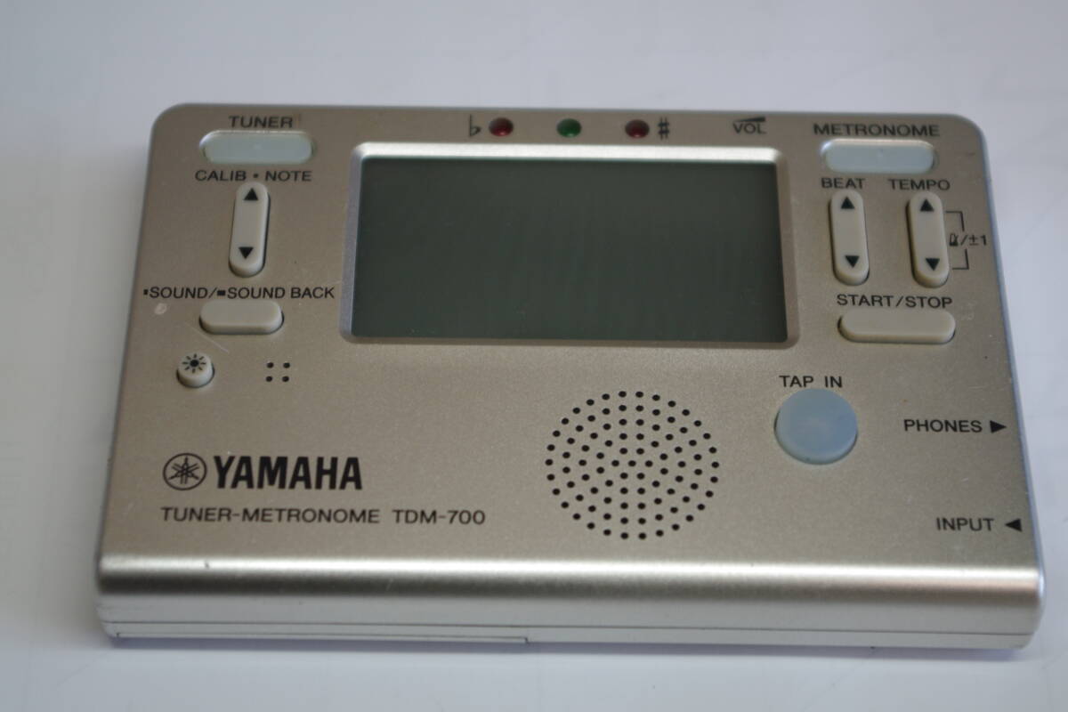 Yahoo!オークション - YAMAHA チューナー メトロノーム TDM-700 ヤマハ...