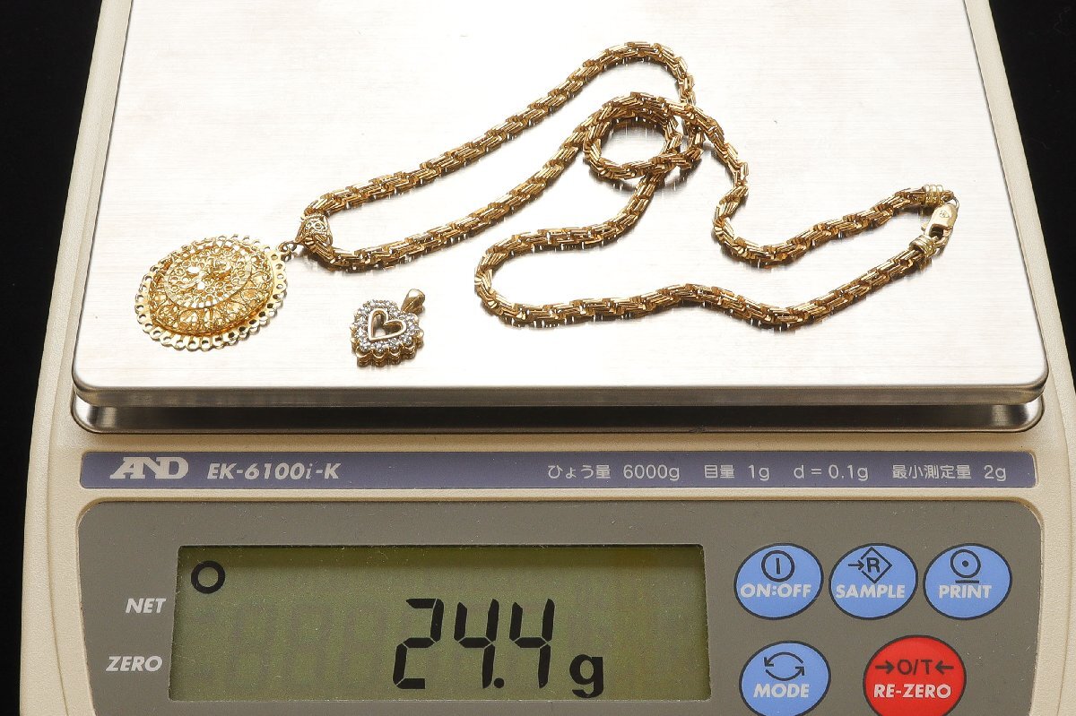 Yahoo!オークション - おたからや K14刻印ジュエリー ネックレス ネッ...
