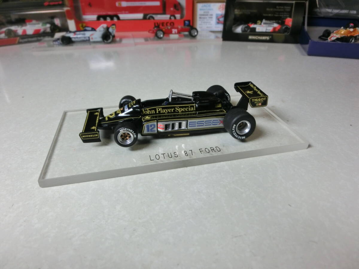 Yahoo!オークション - メタル完成品 JPSロータス87フォード・LOTUS87 ...