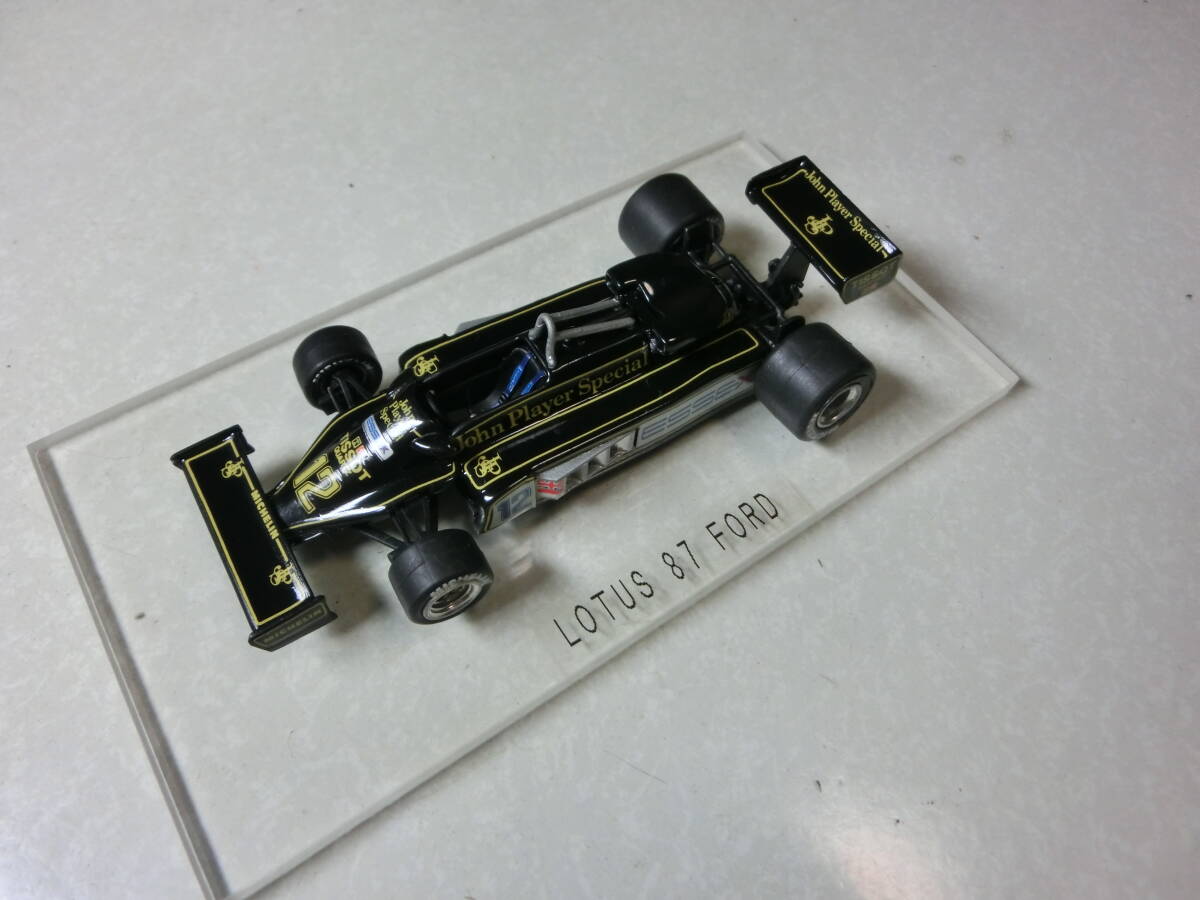Yahoo!オークション - メタル完成品 JPSロータス87フォード・LOTUS87 ...