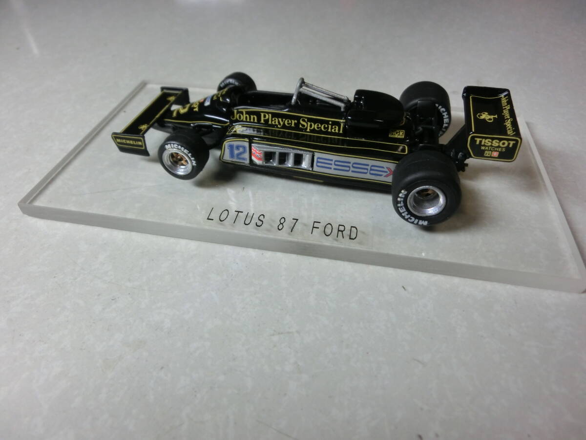Yahoo!オークション - メタル完成品 JPSロータス87フォード・LOTUS87 ...
