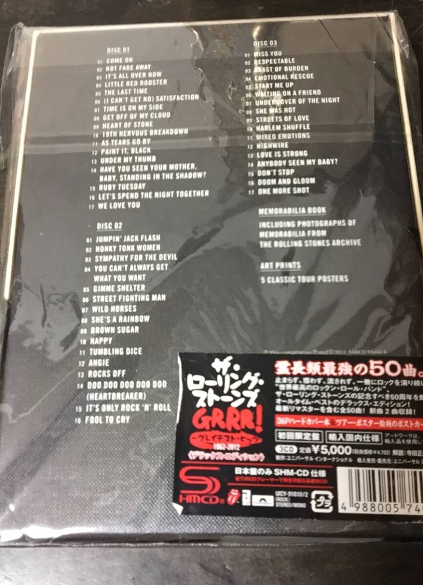Yahoo!オークション - ザローリングストーンズ GRRR新品未開封 3CDBOX