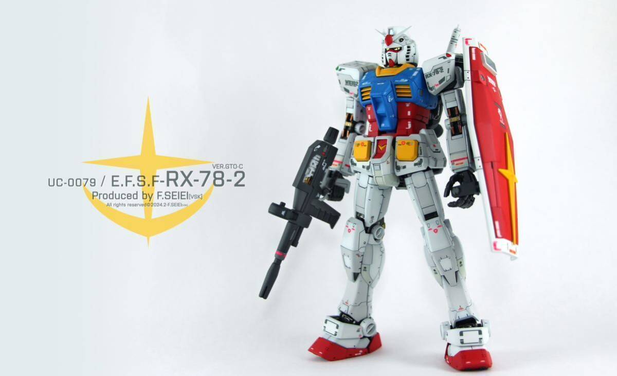 日本代購代標第一品牌【樂淘letao】－RG 1/144 RX-78-2 ガンダム 改修 全塗装 完成品