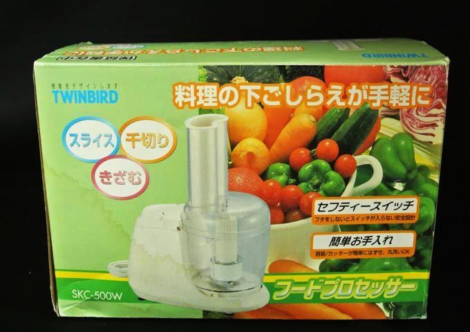 Yahoo!オークション - 未使用 ツインバード フードプロセッサー SKC-50...