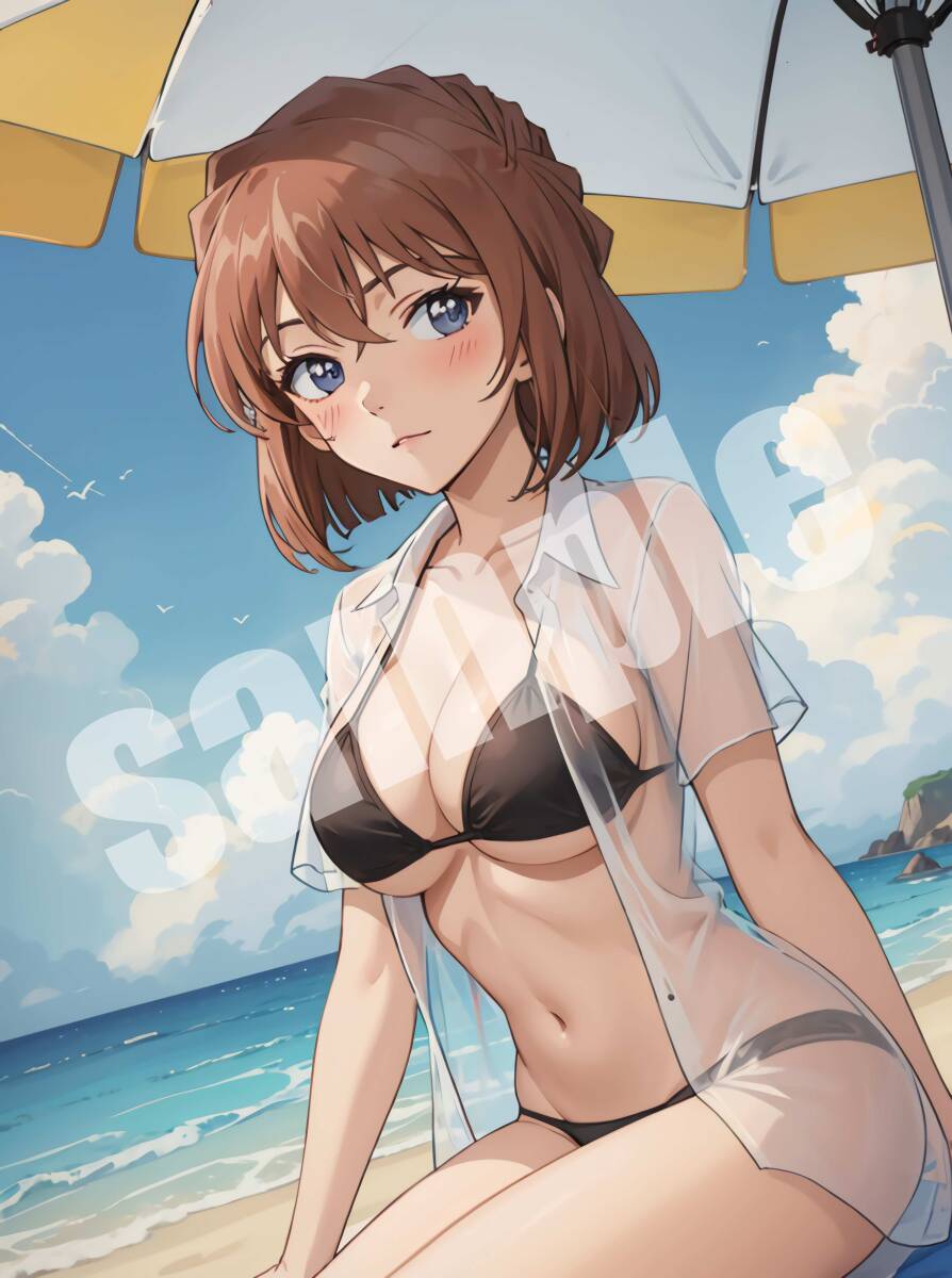 Yahoo!オークション - 4618 名探偵コナン 灰原哀 宮野志保 同人 ポスタ...