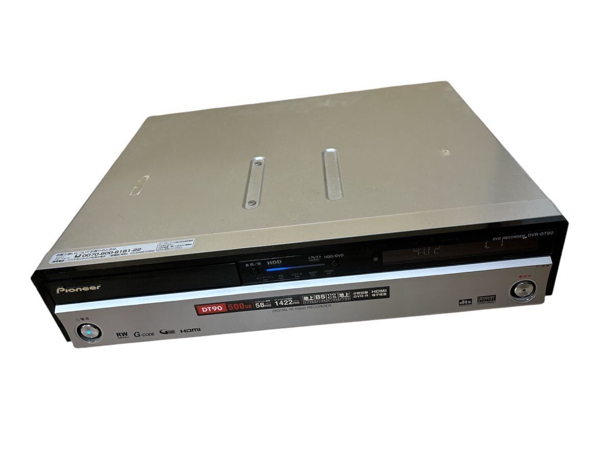 Yahoo!オークション - Pioneer パイオニア DVDレコーダー DVR-DT90 リ...