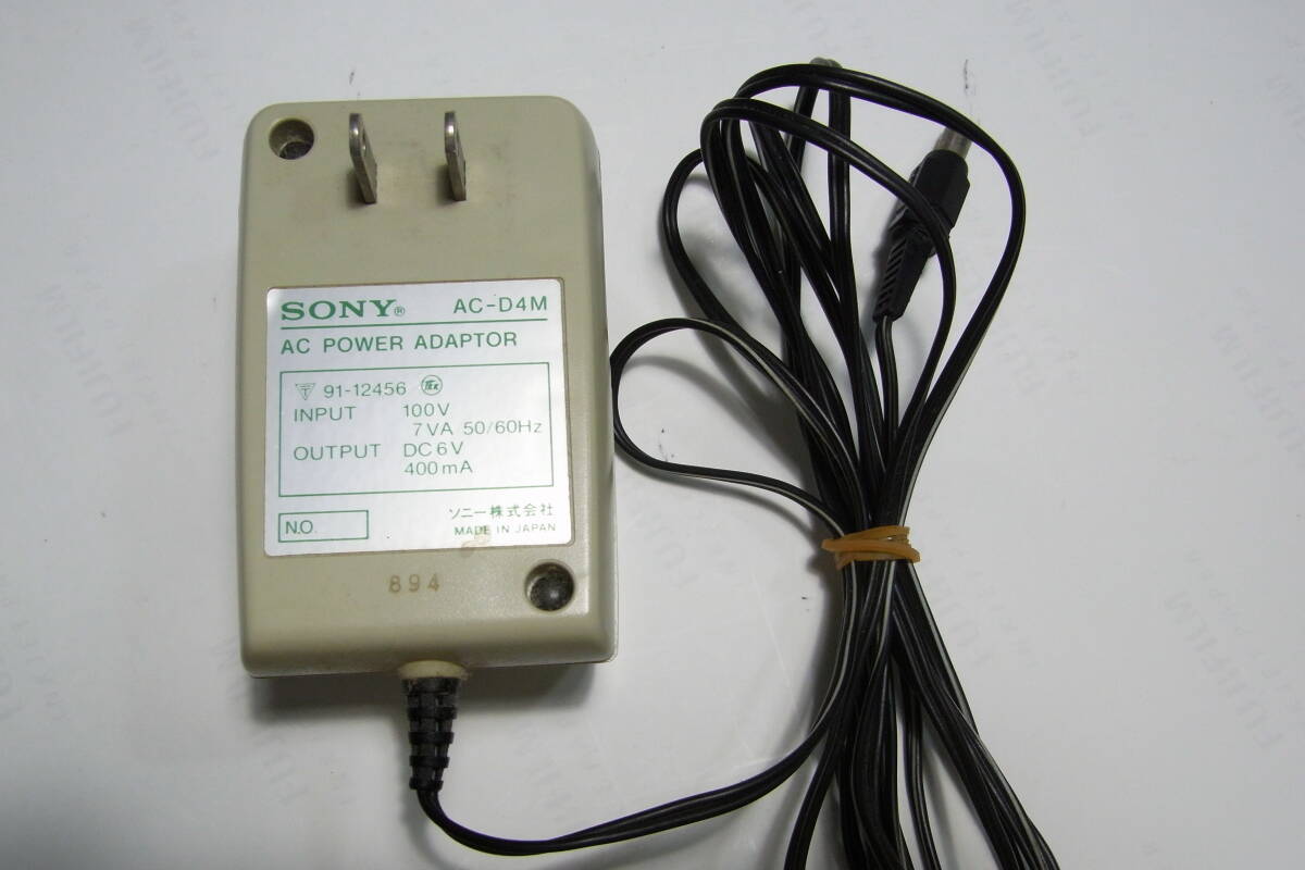Yahoo!オークション - SONY AC-D4M 6V 400mA