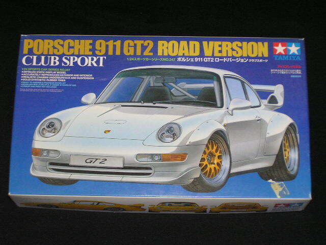 タミヤ 1/24 ポルシェ911 GT2 ロードバージョンクラブスポーツ タミヤ 1/24 ポルシェ911 GT2 ロードバージョンクラブスポーツ