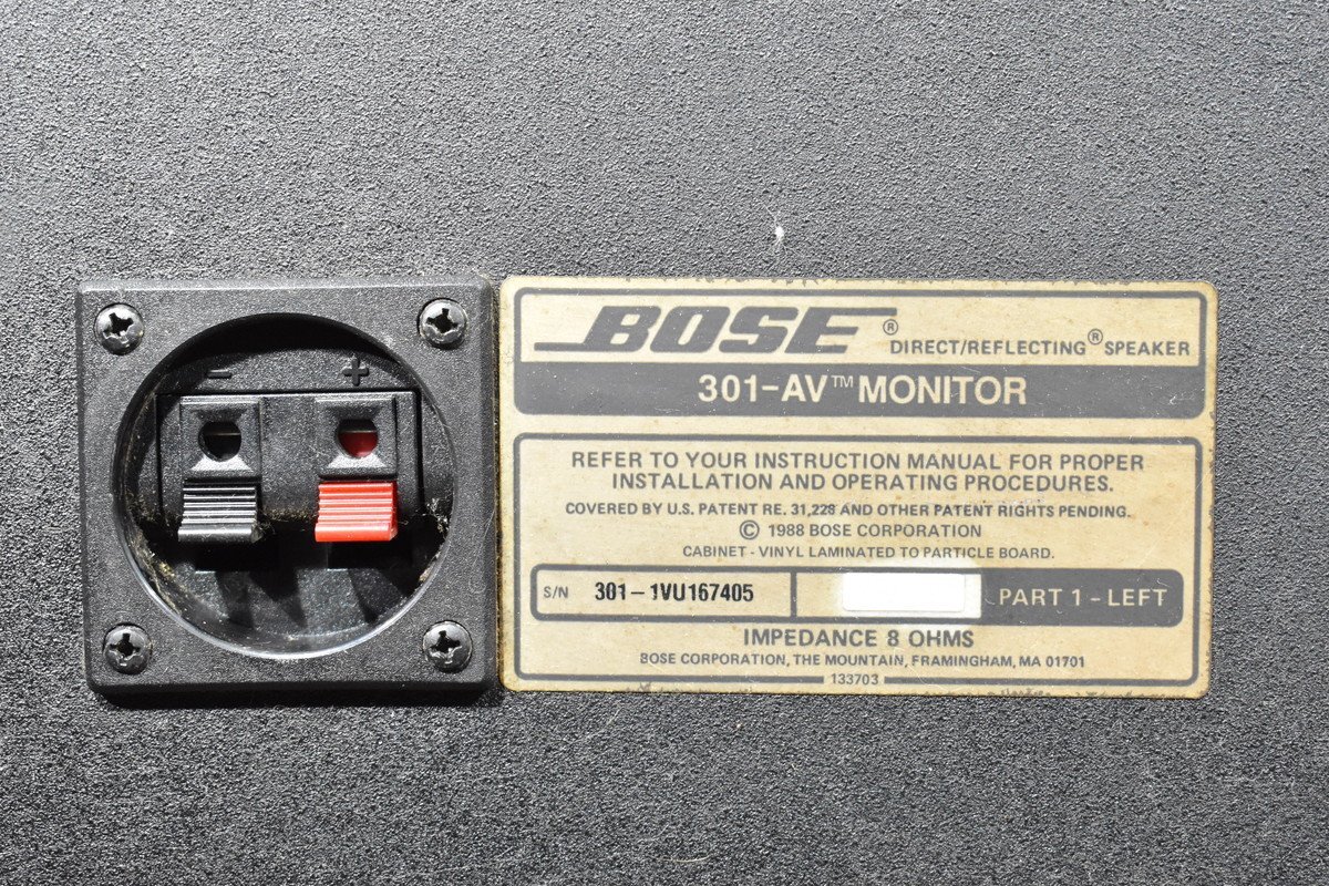 Yahoo!オークション - TG0904 BOSE ボーズ スピーカーペア 301-AV MON...