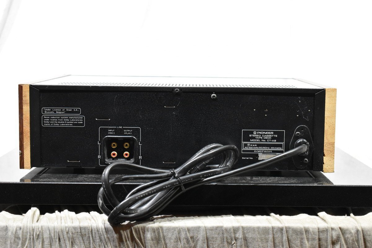 Yahoo!オークション - TG0909 Pioneer パイオニア カセットデッキ CT-A9