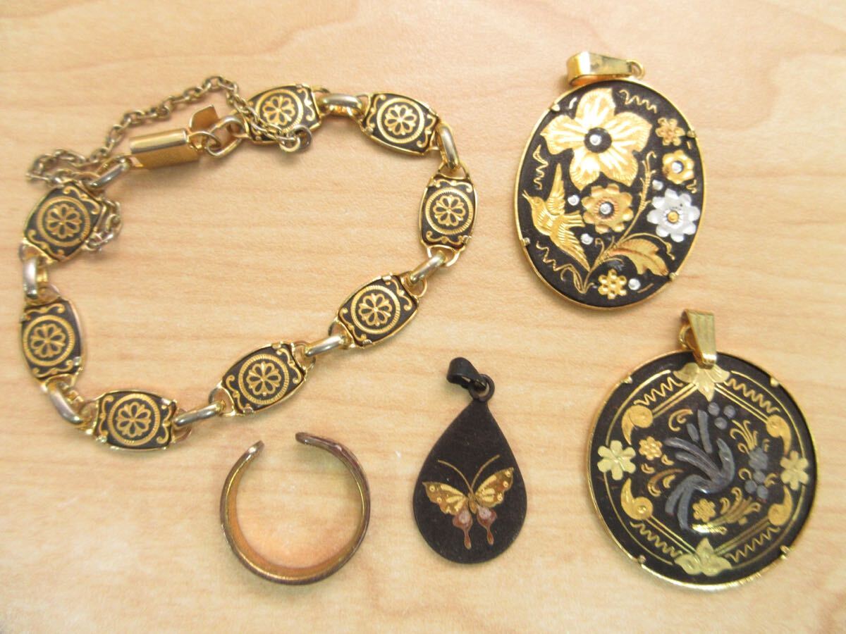 C48 ぞうがん 象嵌 ゾウガン ダマスキナード 金細工系 ペンダントトップ など ヴィンテージ アクセサリー 大量 まとめ売り まとめ TIA(その他)｜売買されたオークション情報 ...