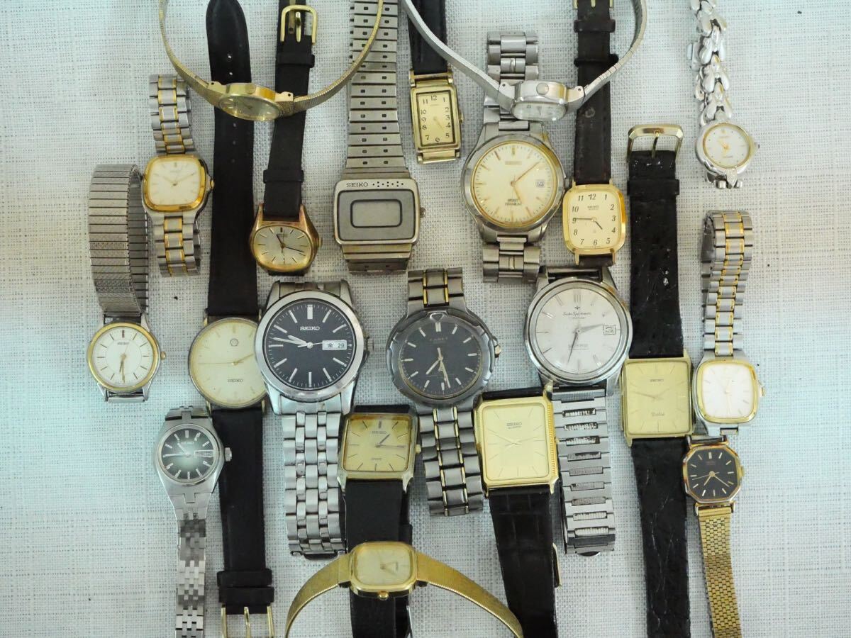 Yahoo!オークション - 【Y8】 60サイズ SEIKO セイコー 腕時計 時計 ク...