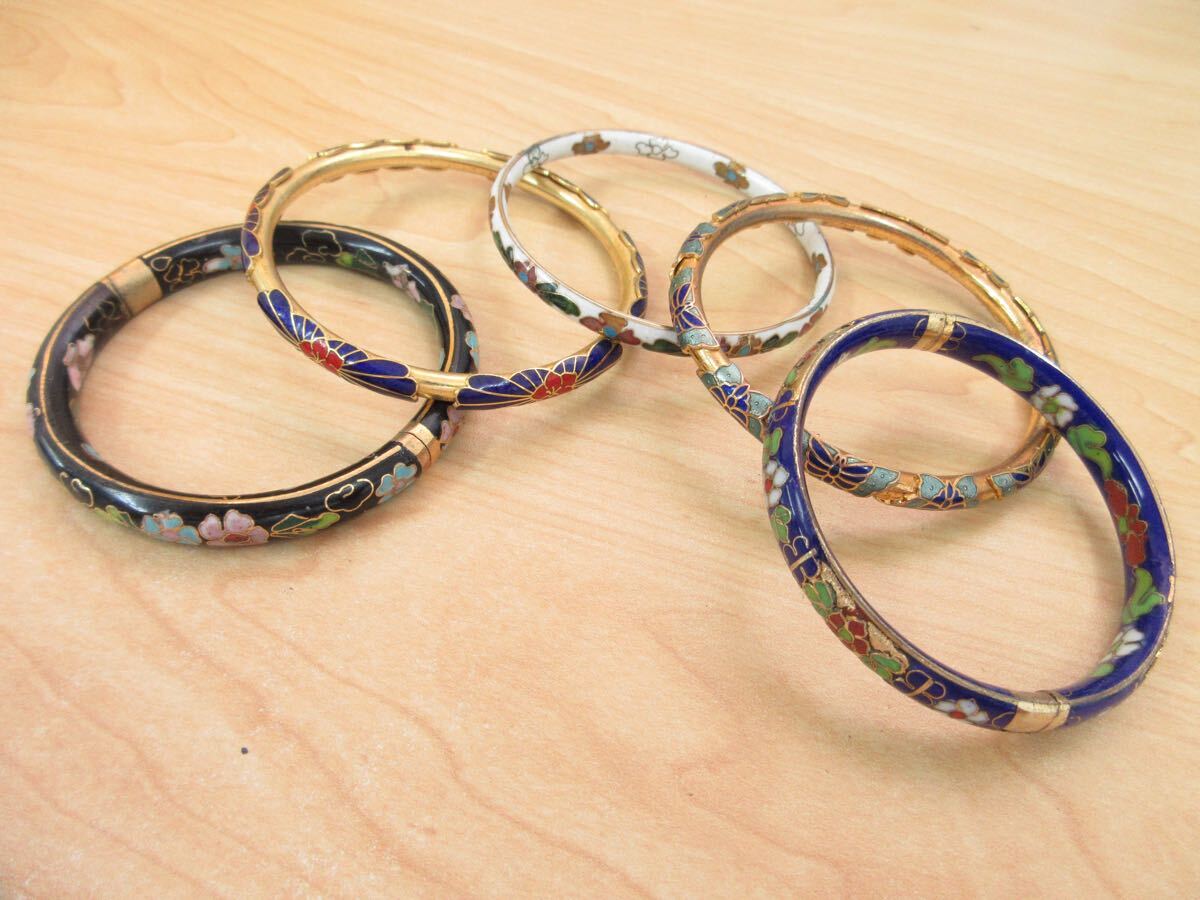 Yahoo!オークション - 【D77】ヴィンテージ ビンテージ バングル 焼き...