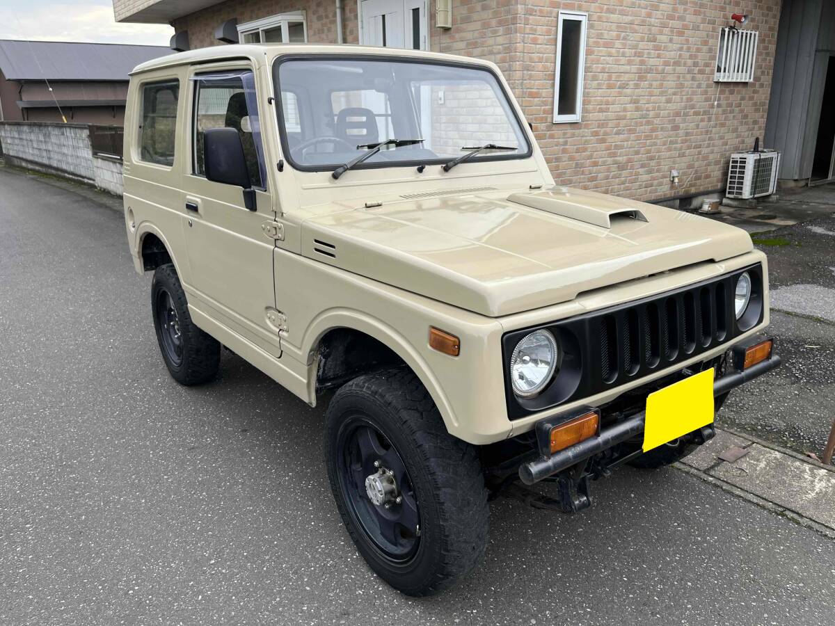 Yahoo!オークション - 格安 車検7年4月 ジムニー JA11 5MT ベージュオ...