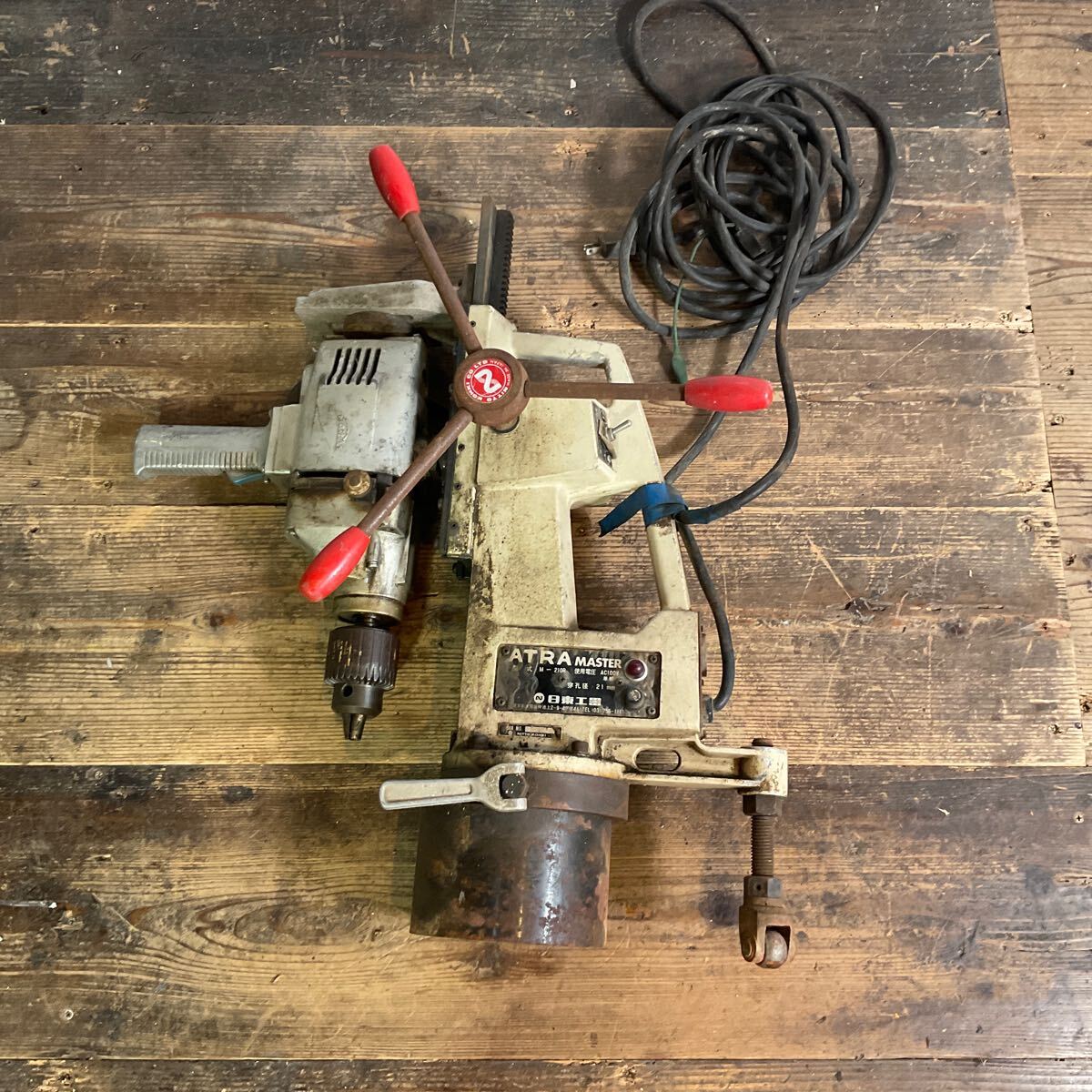 Yahoo!オークション - J04 佐/動作品 日東工器 ATRA MASTER M-210R 21m...