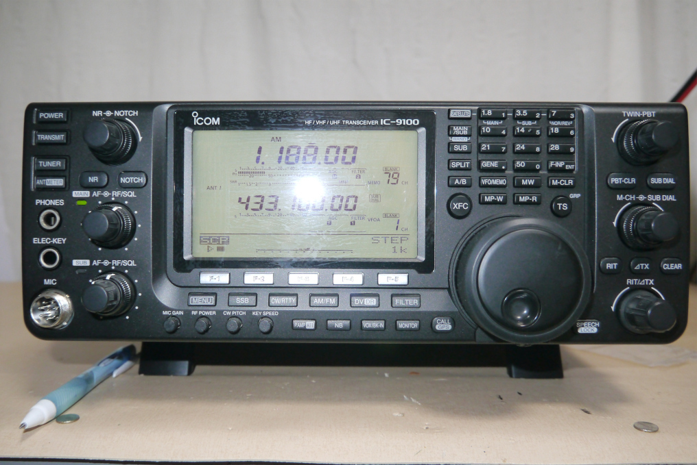 Yahoo!オークション - コレクション部屋から ICOM IC-9100 100W機 動作...