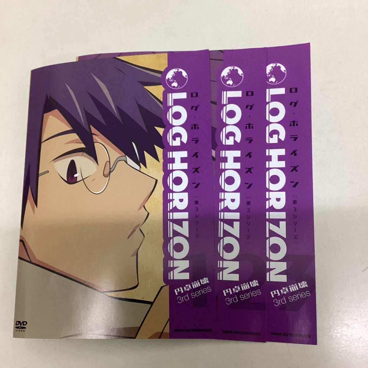 Yahoo!オークション - 【A47】3枚セット DVD ログホライズン 第3シリー...
