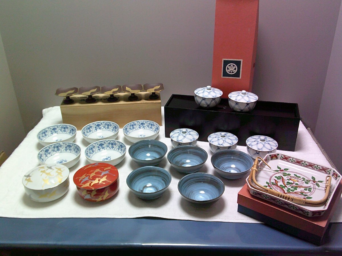 Yahoo!オークション - C007／未使用保管品【たち吉 網目 蓋付お茶呑茶...