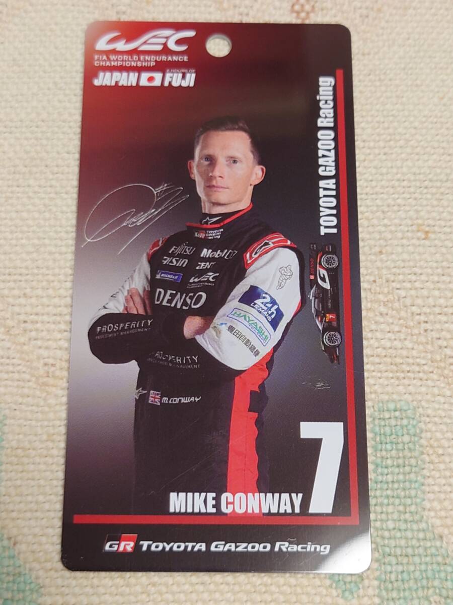 Yahoo!オークション - WEC 2024 富士 TGR プラスティックカード マイク...