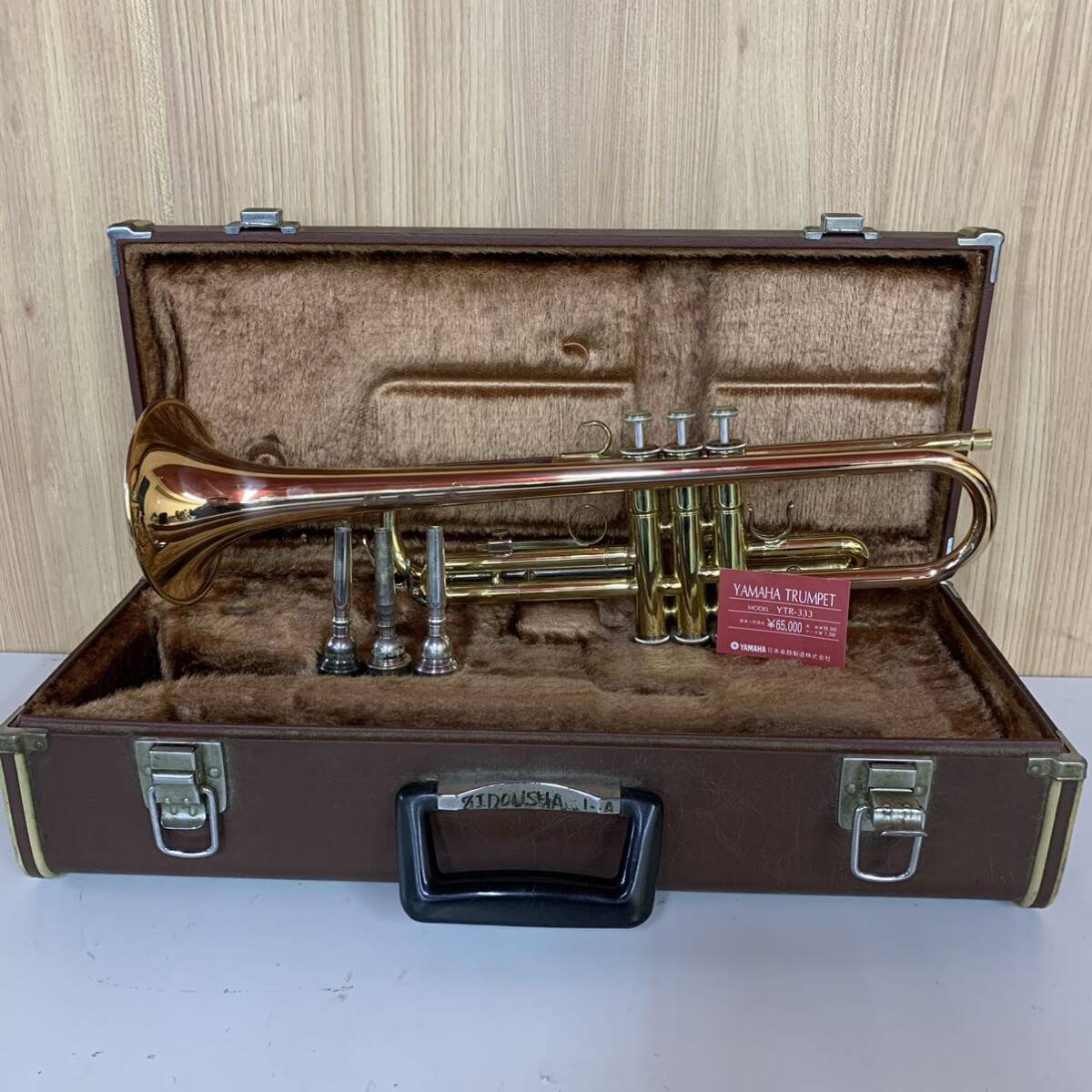 Yahoo!オークション - 【P-2】 Yamaha YTR-333 トランペット ヤマハ ケ...
