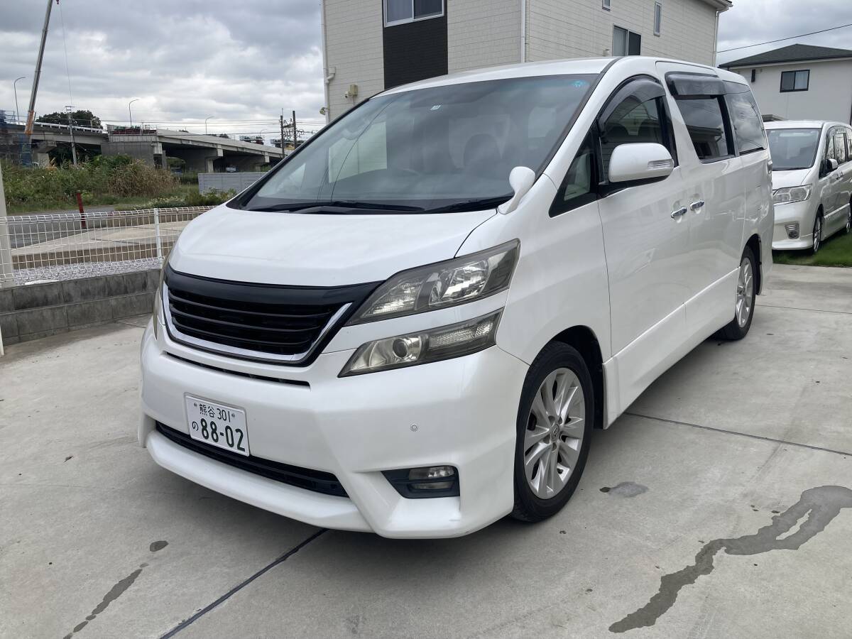 Yahoo!オークション - 車検付/H21年式/ヴェルファイア/2.4Zプラチナセ...