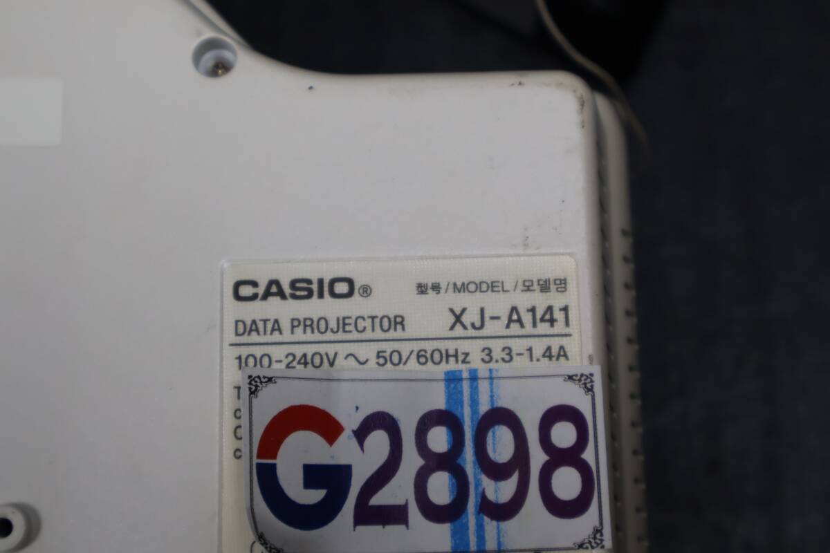 Yahoo!オークション - G2898 Y CASIO カシオ XJ−A141 DLP プロジェク...
