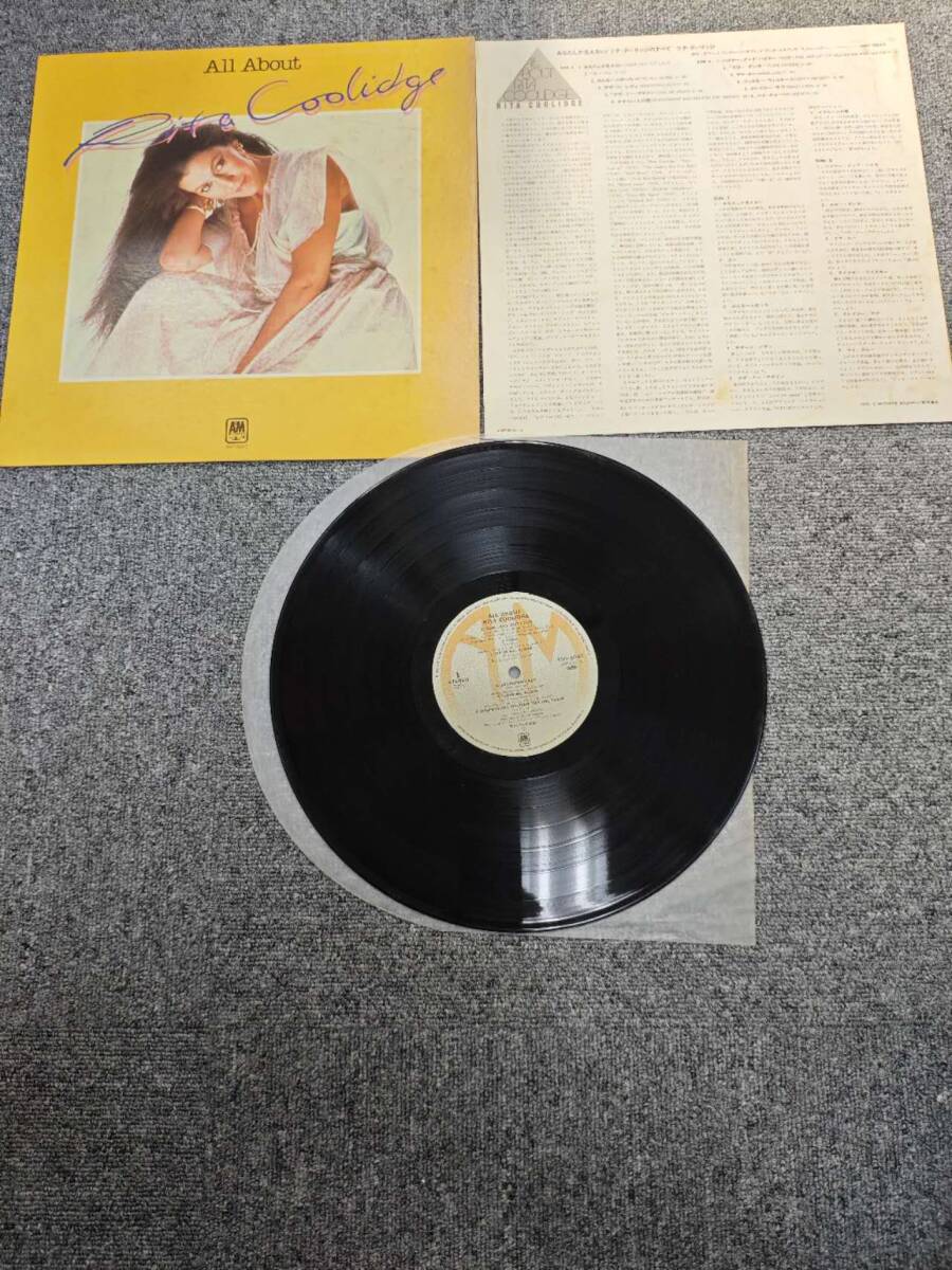 Yahoo!オークション - LP/ RITA COOLIDGE リタ・クーリッジ / ALL ABOU...