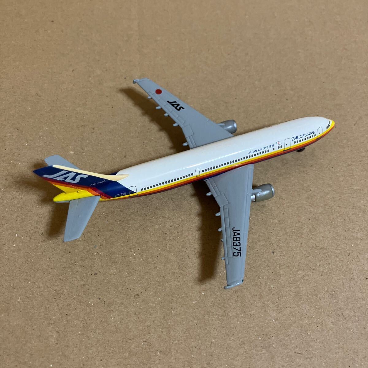 Yahoo!オークション - herpa Wings 1/500 JAS 日本エアシステム A300-...