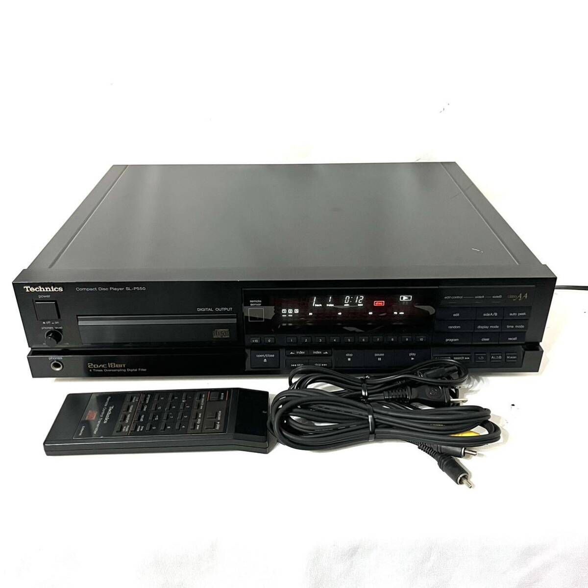 Yahoo!オークション - 【リモコン付属】Technics CDプレーヤー SL-P550...