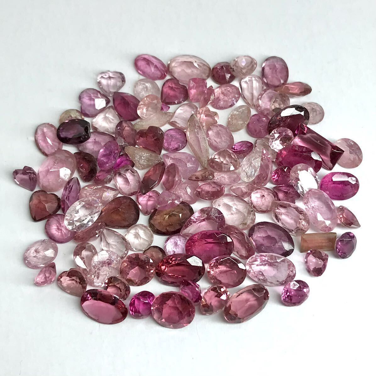 Yahoo!オークション - (天然ピンクトルマリンおまとめ42.5ct)o ルース ...