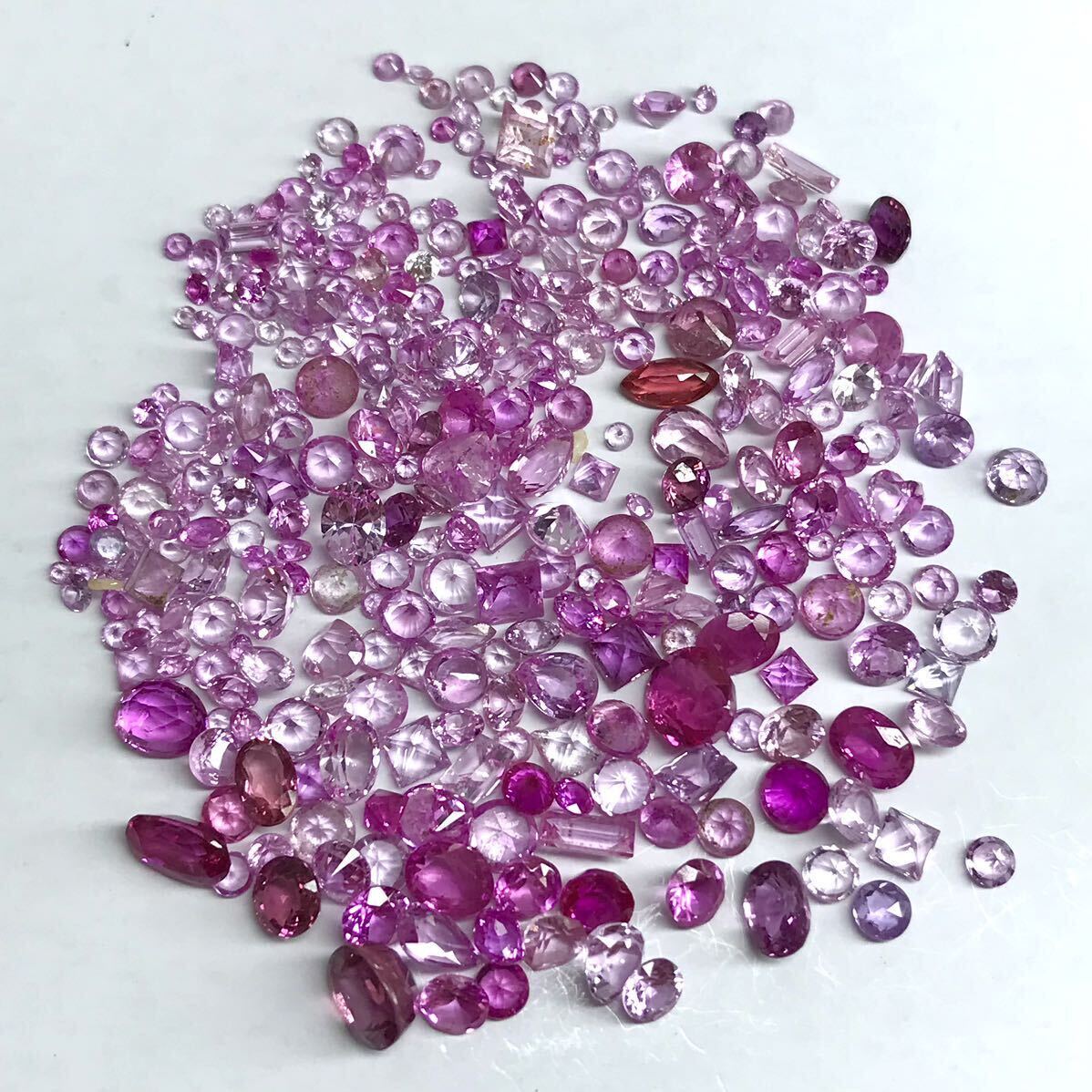 Yahoo!オークション - (天然カラーサファイアおまとめ25.5ct)o 裸石 宝...