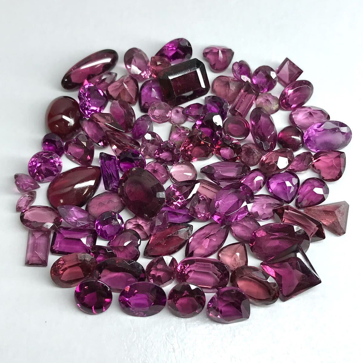 Yahoo!オークション - (天然ガーネットおまとめ49.5ct)s ルース 裸石 ...