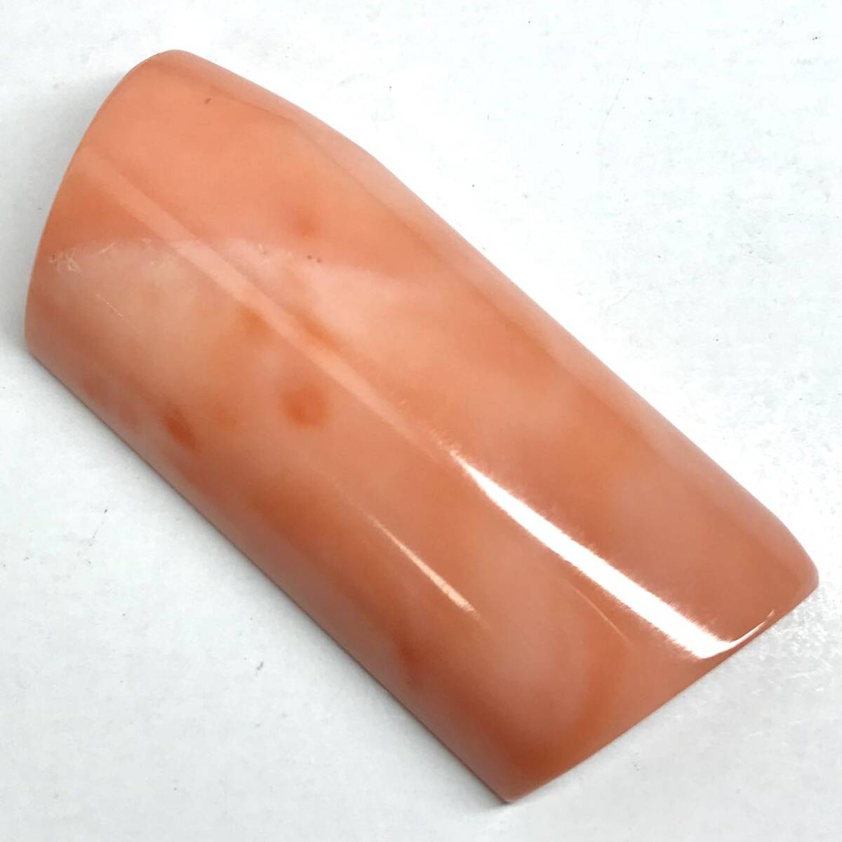 Yahoo!オークション - (天然本珊瑚 110.5ct)o 約52.0×24.0mm ルース ...