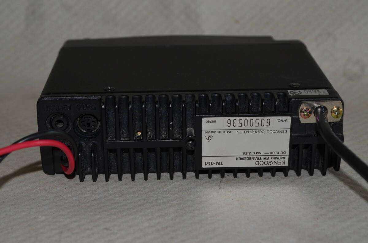 Yahoo!オークション - KENWOOD ケンウッド 430Mhzモービル機 TM-451