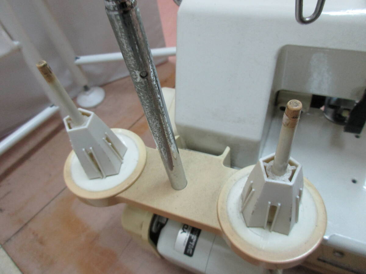 T8-19 Mima Seiki 美馬精機 2本ロックミシン ML-325L Mammylock / SEWING MOTOR YDK / YM-61R 手芸 裁縫 ハンドクラフト(本体 ...