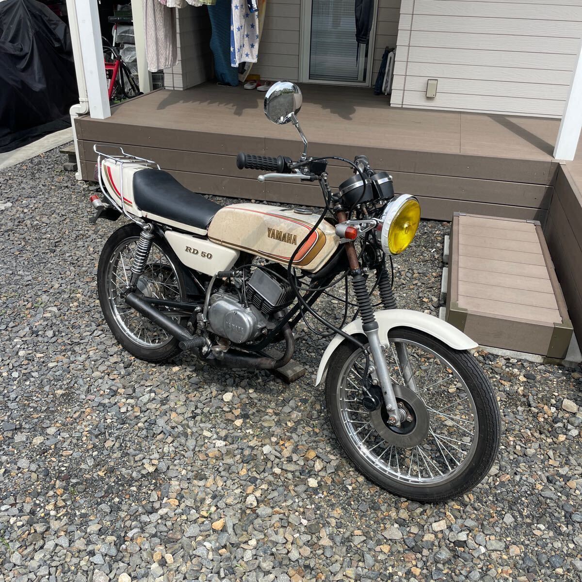 Yahoo!オークション - ヤマハ RD50 2U2 実働車 62ccボアアップ書類あり...