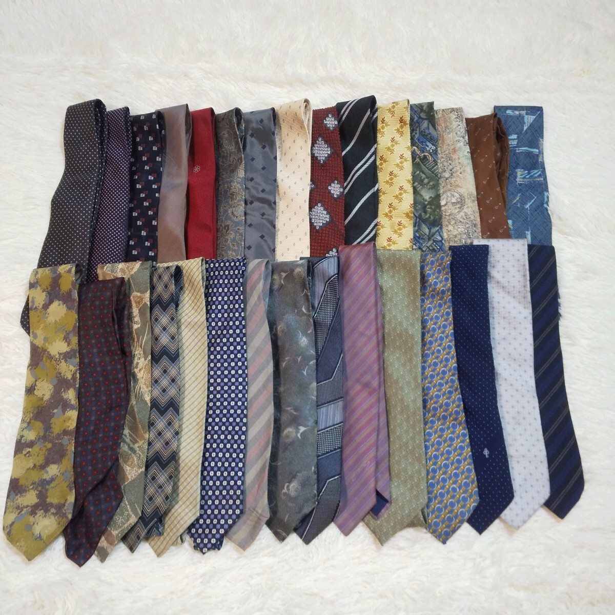 Yahoo!オークション - 1円スタート ネクタイ まとめ 30本 セット ハイ...