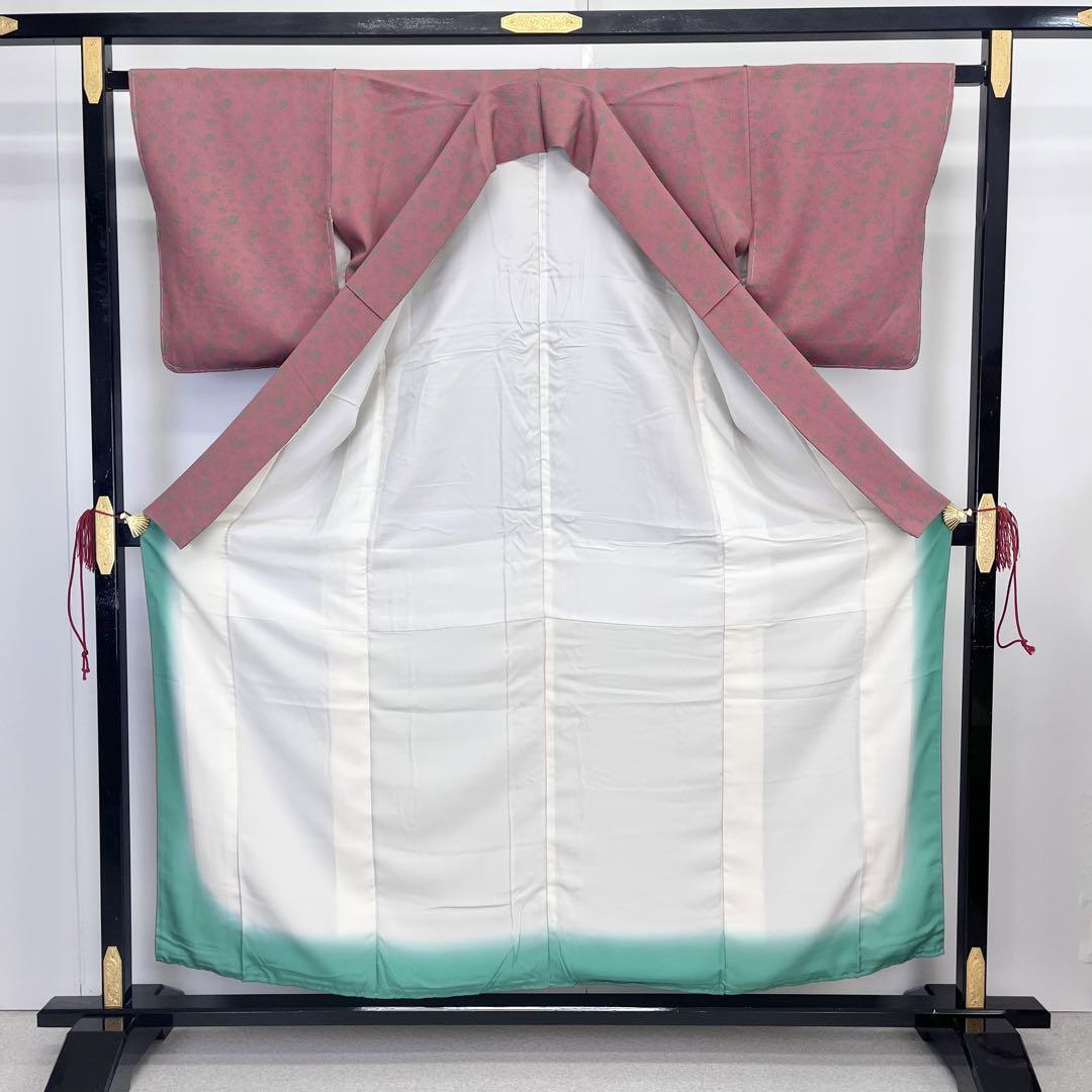 小紋 辻村寿三郎 ジュサブロー 花弁模様 薄蘇枋色 縮緬 しつけ糸 K-4005(仕立て上がり)｜売買されたオークション情報、yahooの商品情報をアーカイブ公開 - オークファン ...