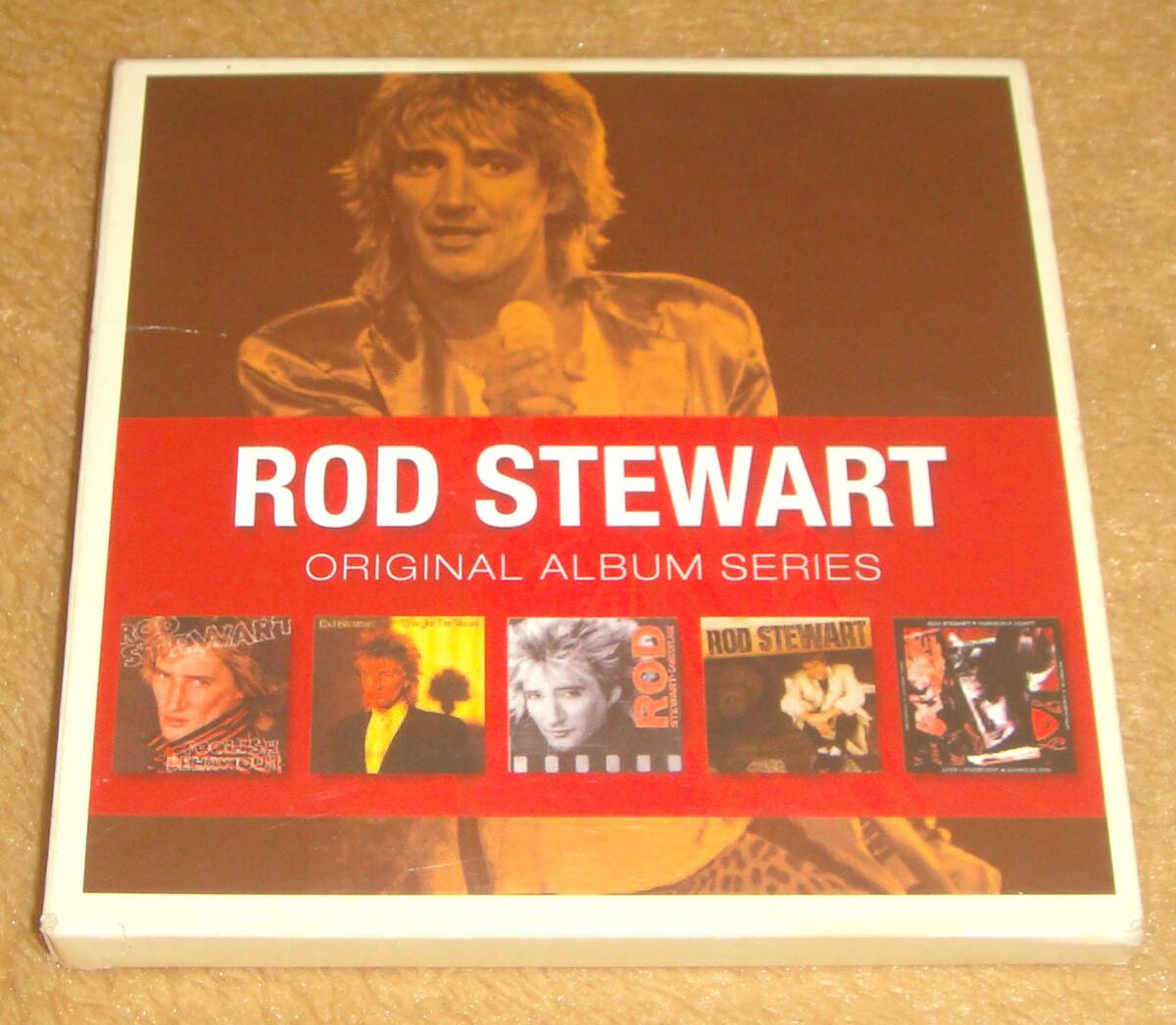 EU廃盤5CD ロッド スチュワート／ROD STEWART ORIGINAL ALBUM SERIES FOOLISH BEHAVIOUR TONIGHT I'M YOURS ...