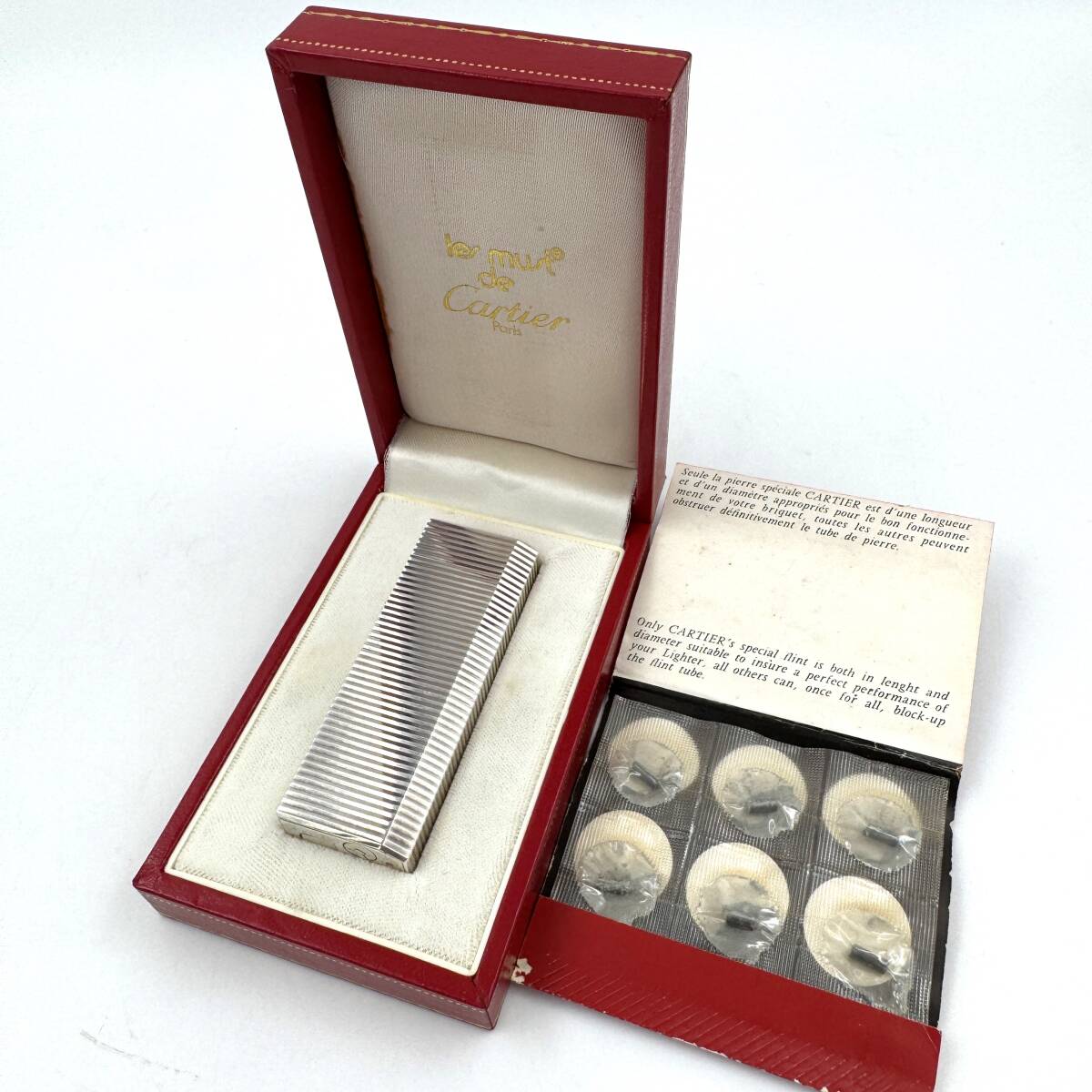 Yahoo!オークション - #2612 Cartier カルティエ ライター ガスライタ...