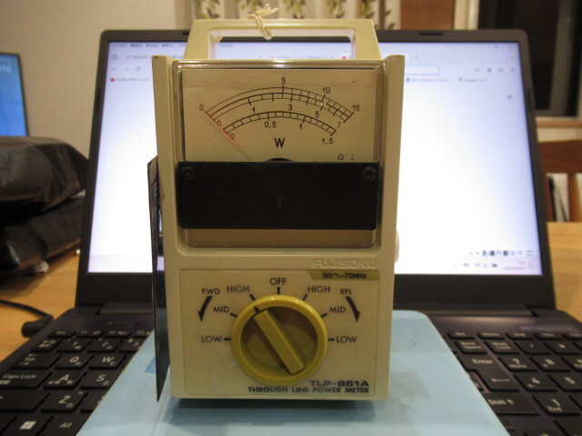 Yahoo!オークション - フジソク製 通過型電力計 特注型式TLP-851A 狭帯...