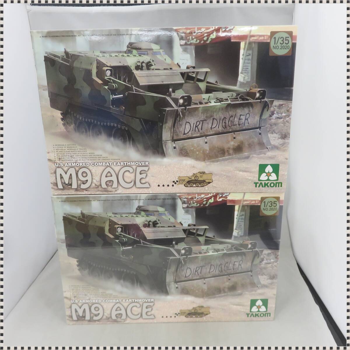 Yahoo!オークション - 【 未組立 2点セット 】 タコム 1/35 米軍 M9 AC...